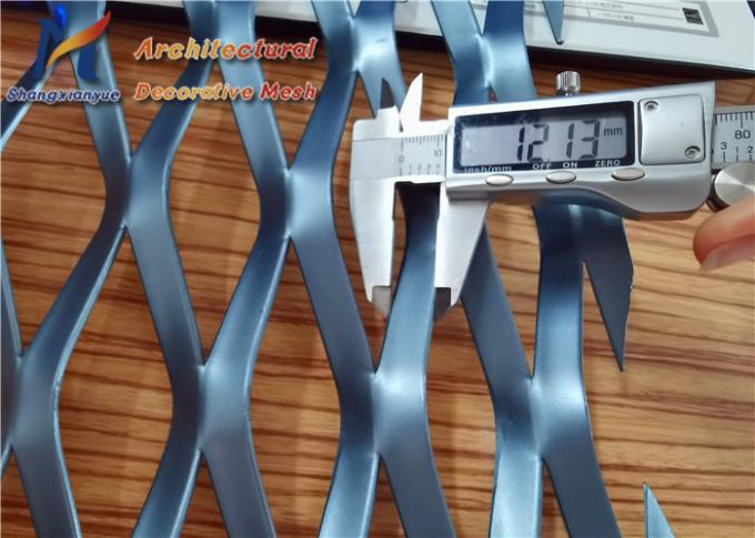 2m Black Expanded Metal Mesh