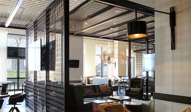 SS304 Metal Wire Mesh Room Divider For Living Room Interspace