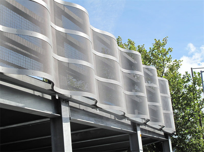 SS304 Mesh Cladding Panels Screen Facades Architectural