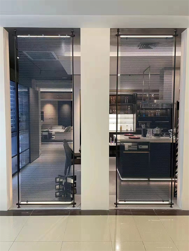 Stainless Steel Pallet Wire Mesh Room Divider Wrought Iron