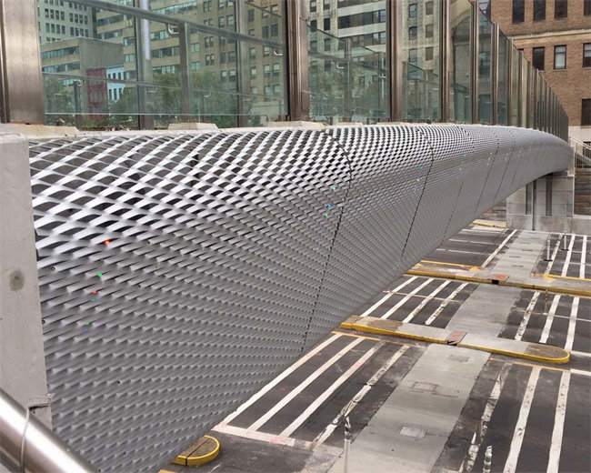 Interior Partitions Expanded Metal Flat Mesh Screen Stainless Steel