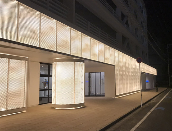 Interior Partitions Expanded Metal Flat Mesh Screen Stainless Steel