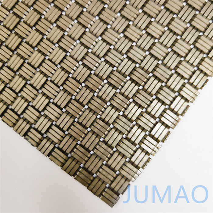 Artwork Decorative Metal Mesh Elevator Cladding Architectural Woven ...