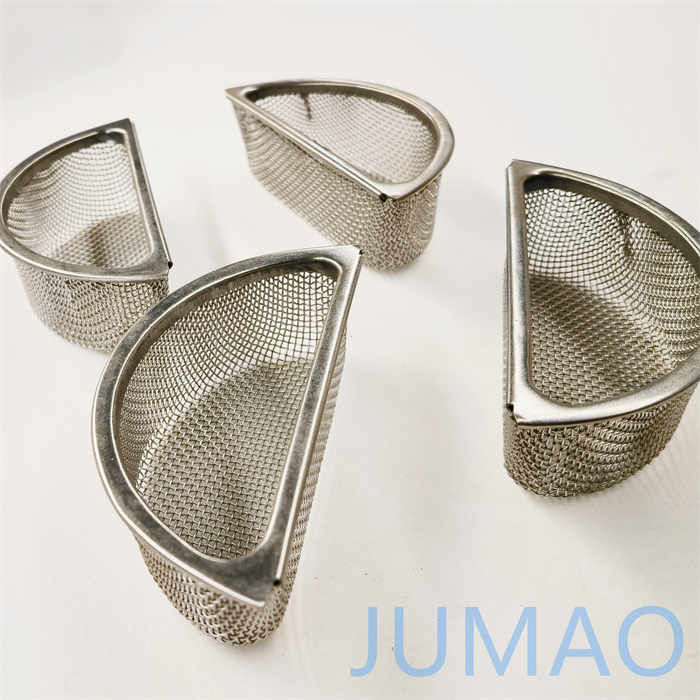 Semicircle 316SS Stainless Steel Wire Mesh Filter High Temperature