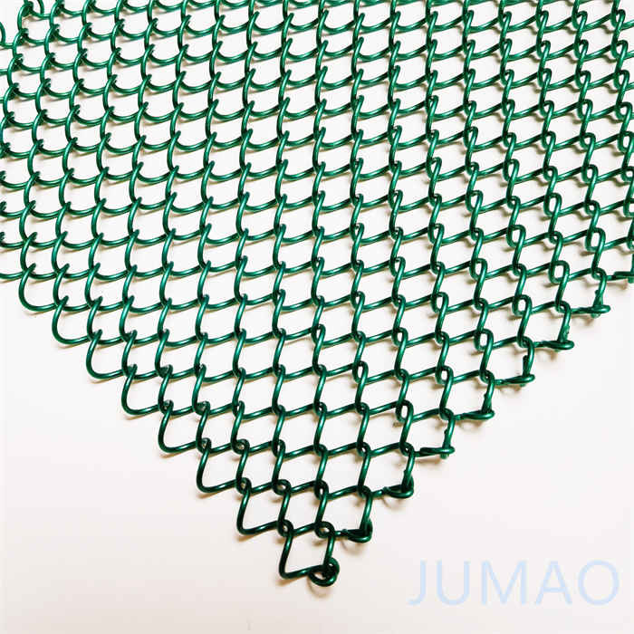 Aluminium Wire Metal Mesh Curtains Architectural Decorative Drapery