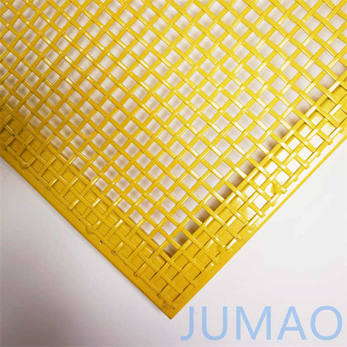 Decorative Yellow Wire Mesh Room Divider Grille SS201 ODM