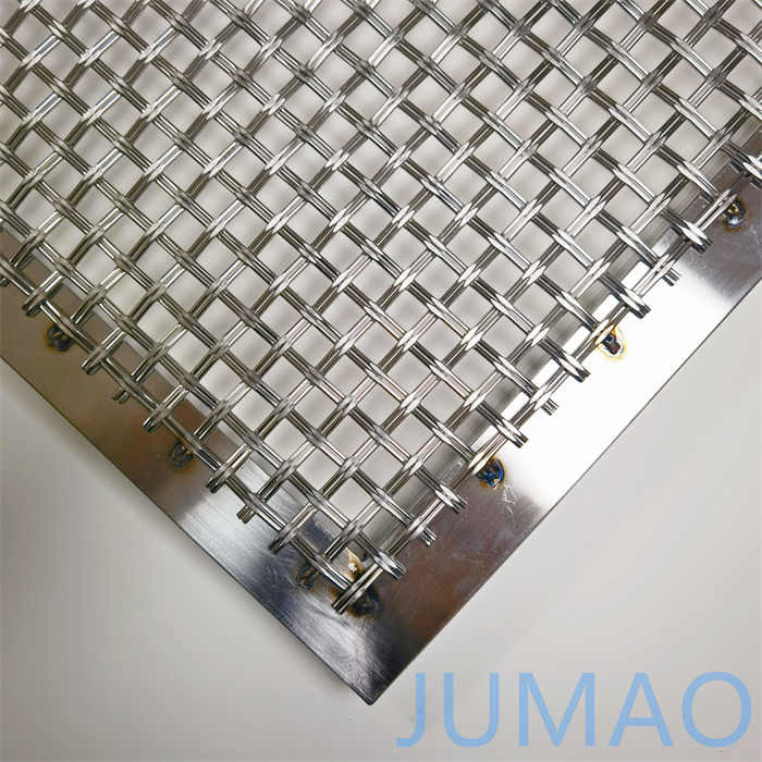 SS316 Architectural Woven Wire Mesh Metal Screen Decorative