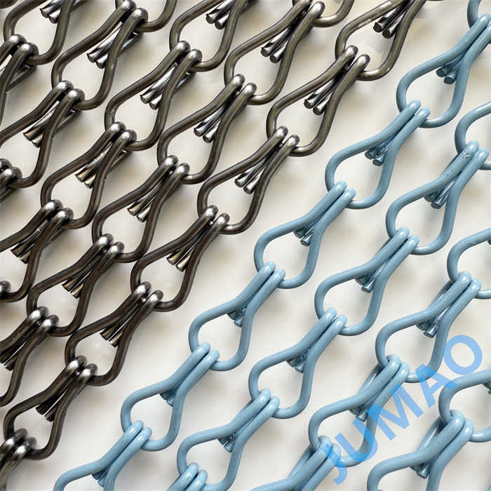 Aluminum Chains In Horizontal Or Vertical Panels 10mm*22mm Hook Size ...