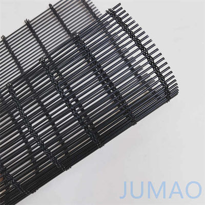 Black Mesh Cladding Panels Wire screen Architectural Construction Facades