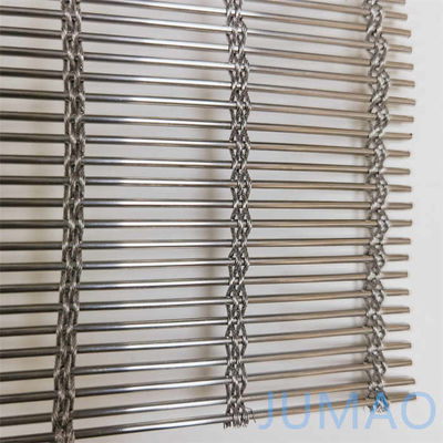SS304 Mesh Cladding Panels Screen Facades Architectural