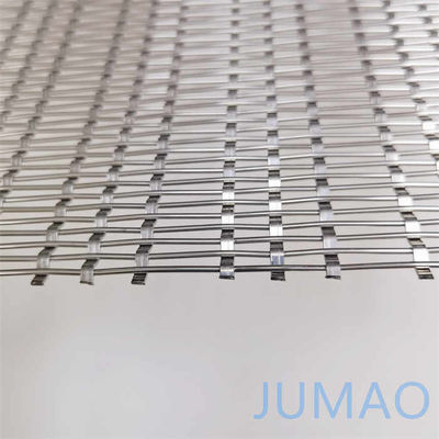 Al Alloy Architectural Woven Mesh Metal Wire Mesh Facade Cladding