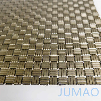 Artwork Decorative Metal Mesh Elevator Cladding Architectural Woven Mesh Metal