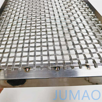 SS316 Architectural Woven Wire Mesh Metal Screen Decorative