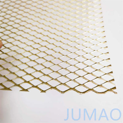 Fluorocarbon Coating Architectural Expanded Metal Extruded Metal Mesh