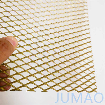 Fluorocarbon Coating Architectural Expanded Metal Extruded Metal Mesh
