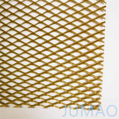 Fluorocarbon Coating Architectural Expanded Metal Extruded Metal Mesh